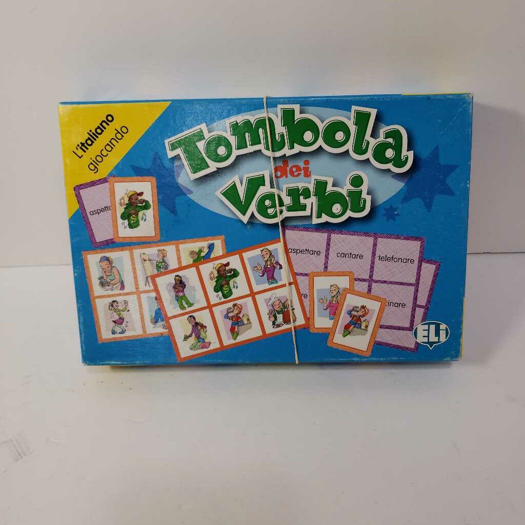 TOMBOLA DEI VERBI ITALIAN BINGO – Sweetpea's Resale