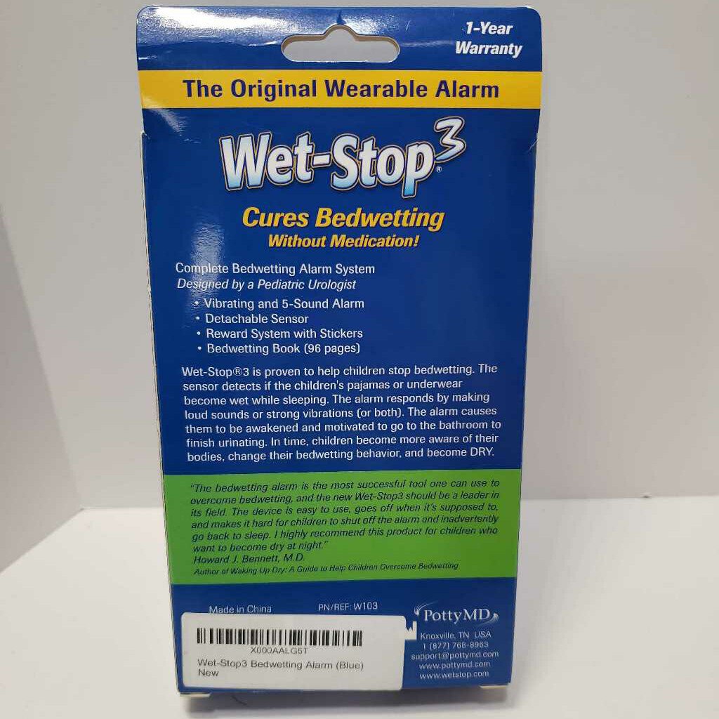 WET STOP 3 THE ORIGINAL WEARABLE ALARM – Sweetpea's Resale